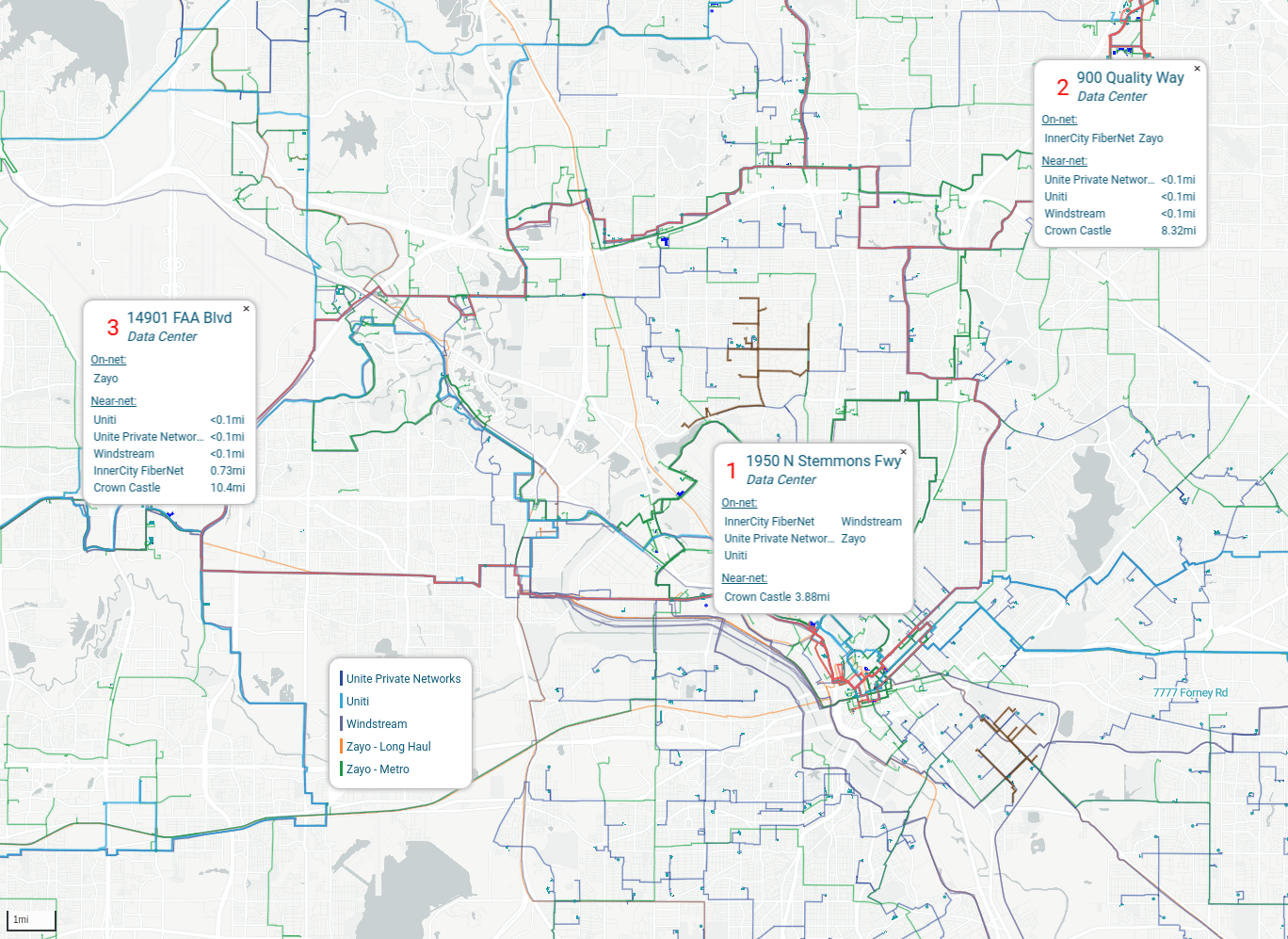 FiberMap: Custom Mapping Solutions for Telecom